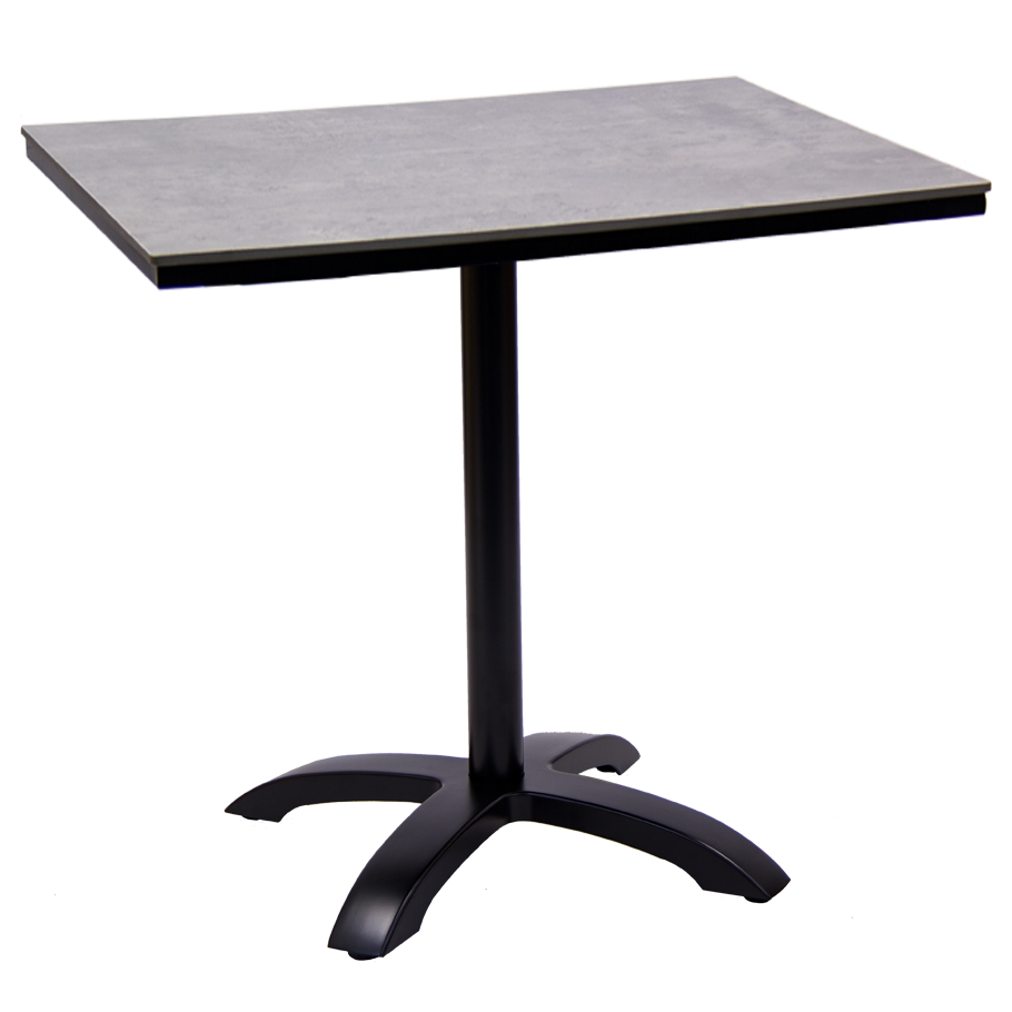 30 x 30 High Pressure Laminate Table Top with Aluminum Base ...