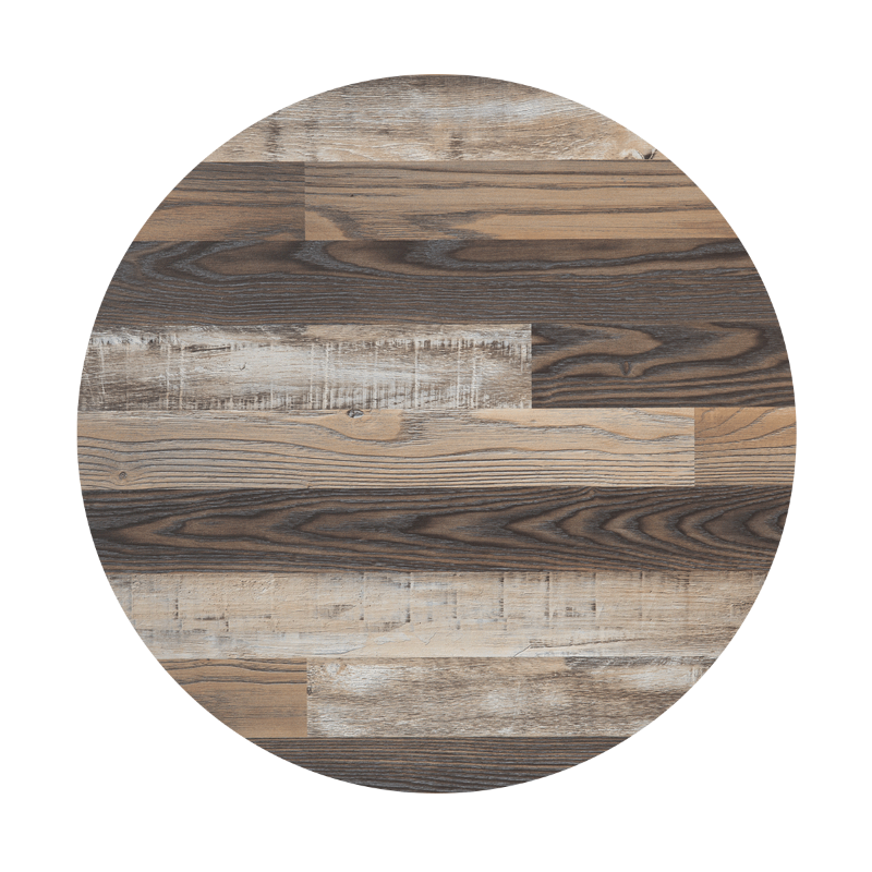 36 Round Laminate Paneling Table Top, 1 1/2'' Thick : Restaurant ...