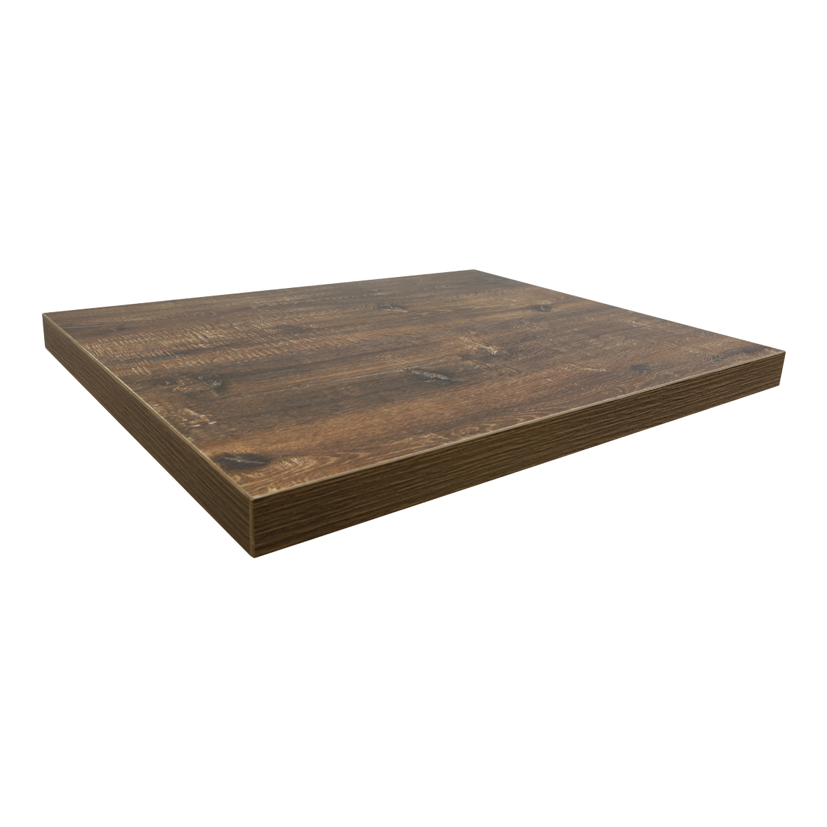 24 x 30,Indoor 2-Inch Thick Melamine Table Top with Rustic Brown ...