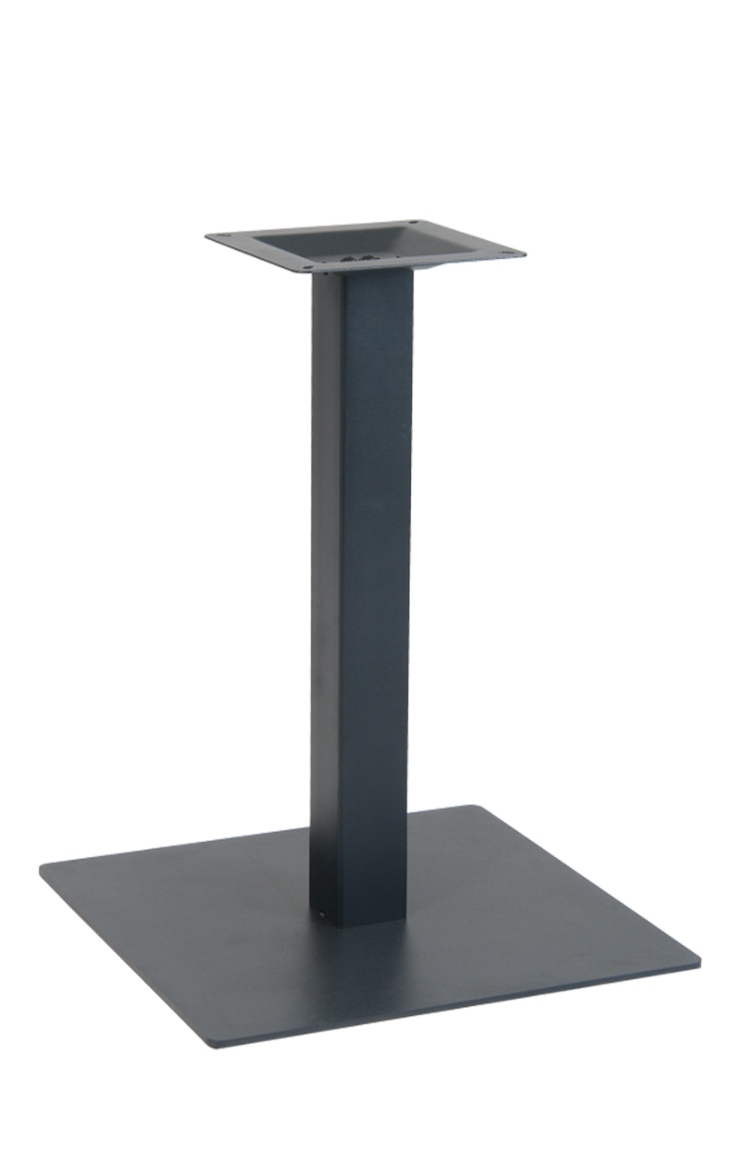 22" x 22" Square Steel Table Base For Indoor Use - A1 Restaurant Furniture