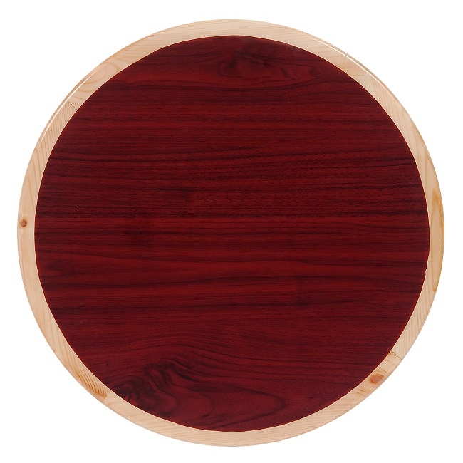 30''X30''Resin table with Wood Edge, Dark Mahogany/Natural : Restaurant ...