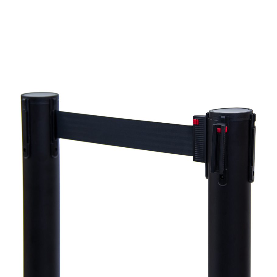 In door Black Steel Crowd Control Stanchion : Restaurant Furniture, A1 ...