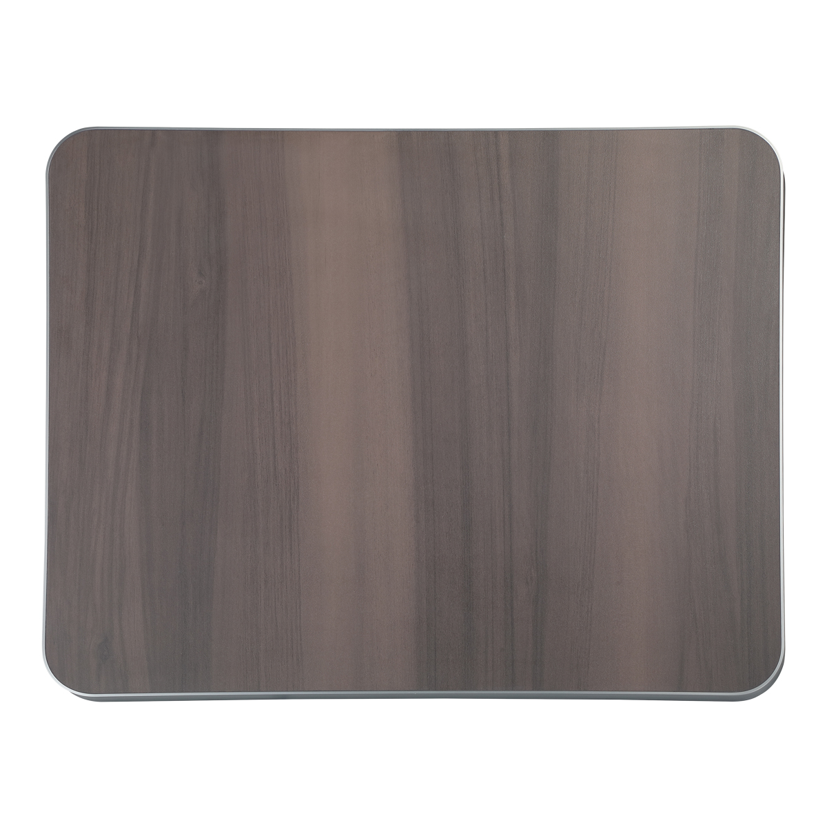 24 x 30, Wood Grain Table Top with Grey Aluminum Alloy Edge, Indoor ...