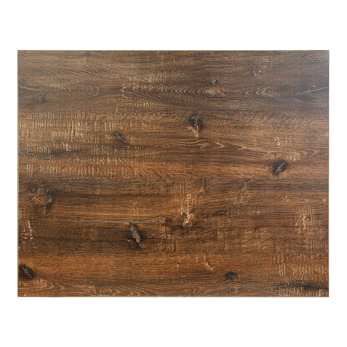 30 x 30,Indoor 2-Inch Thick Melamine Table Top with Rustic Brown ...