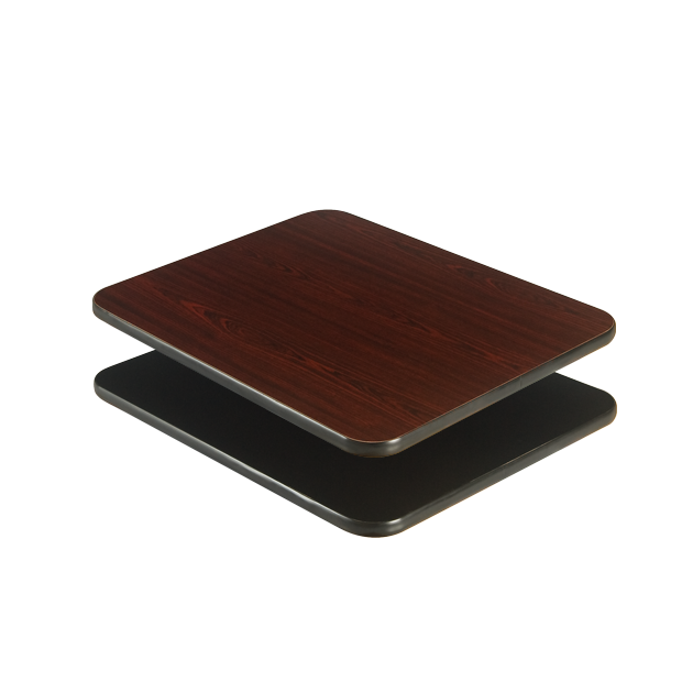 24''X30'' Reversible Table Top, Black and Dark Mahogany : Restaurant ...